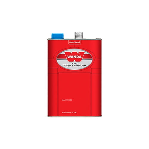 Wanda 551680 8200 2K Spot and Panel Clear Coat, 3:1 Mixing, 1 Gallon ...