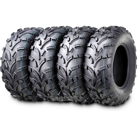 Wanda Set of 4 ATV/UTV Tires - 25x8-12 Front & 25x10-12 Rear, 6PR P373 ...