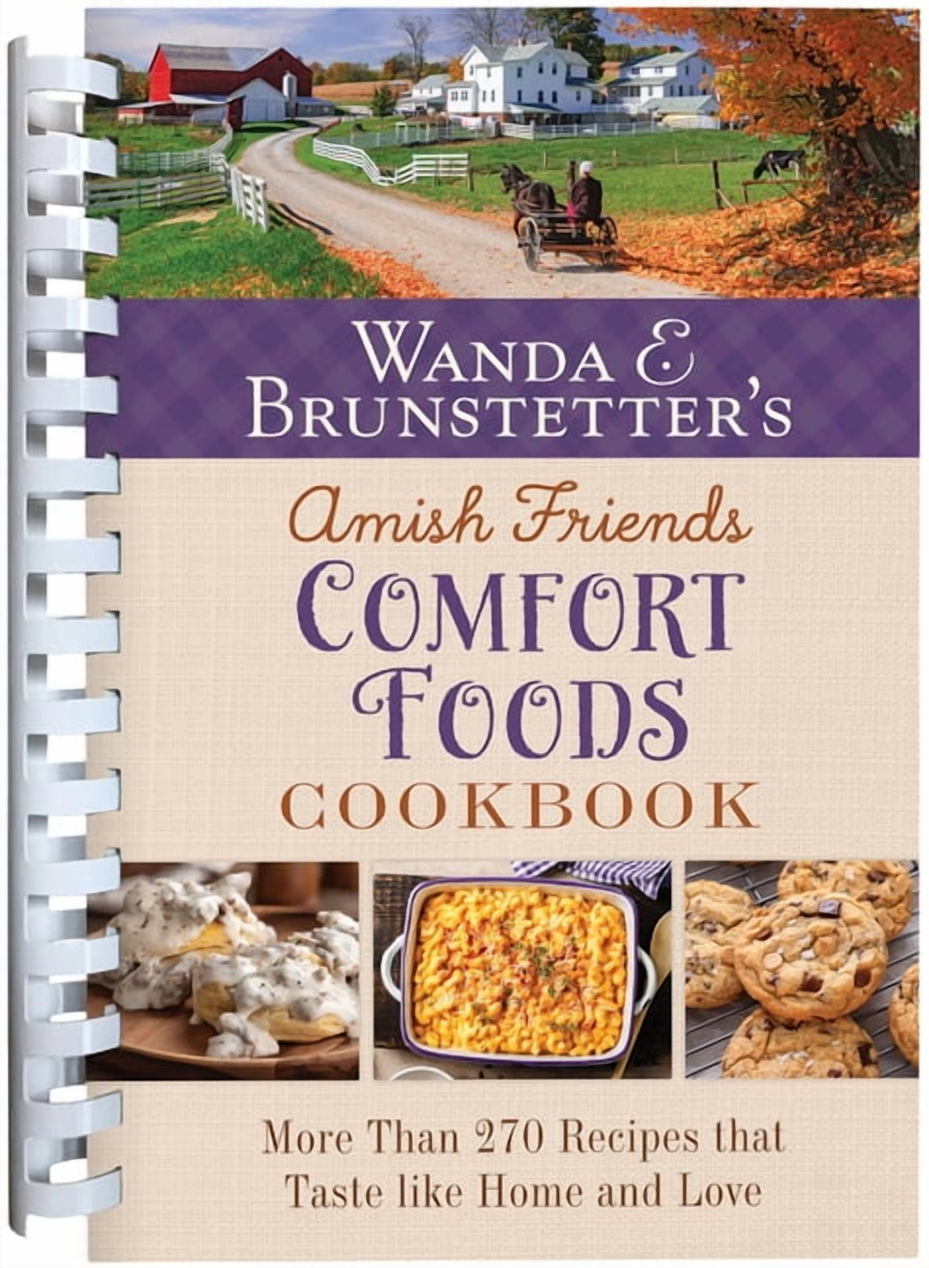 Wanda E. Brunstetter's Amish Friends Comfort Foods Cookbook - Walmart.com