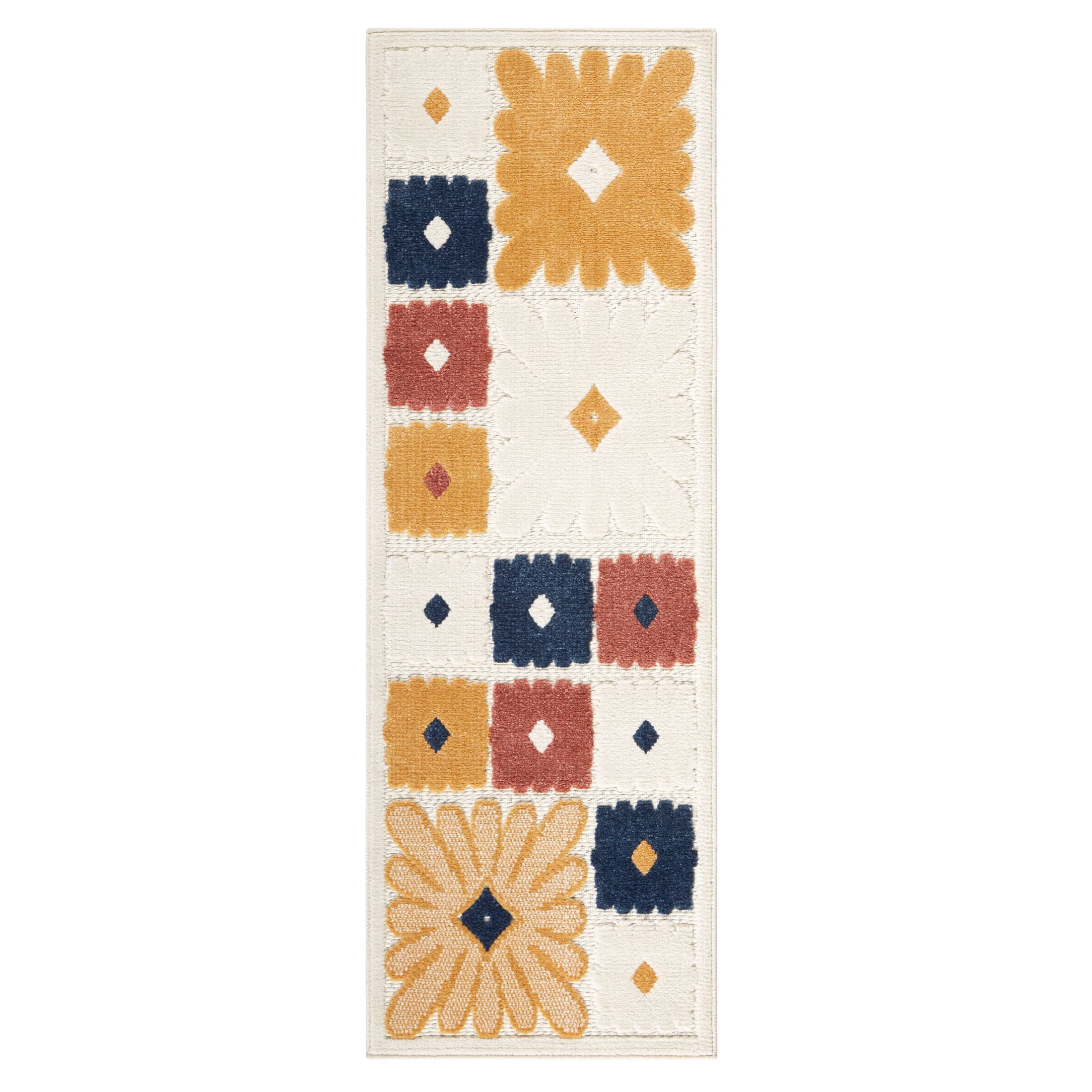 Wanda June Home Forest Floral Area Rug Runner, Multicolor, 2'x6' by ...