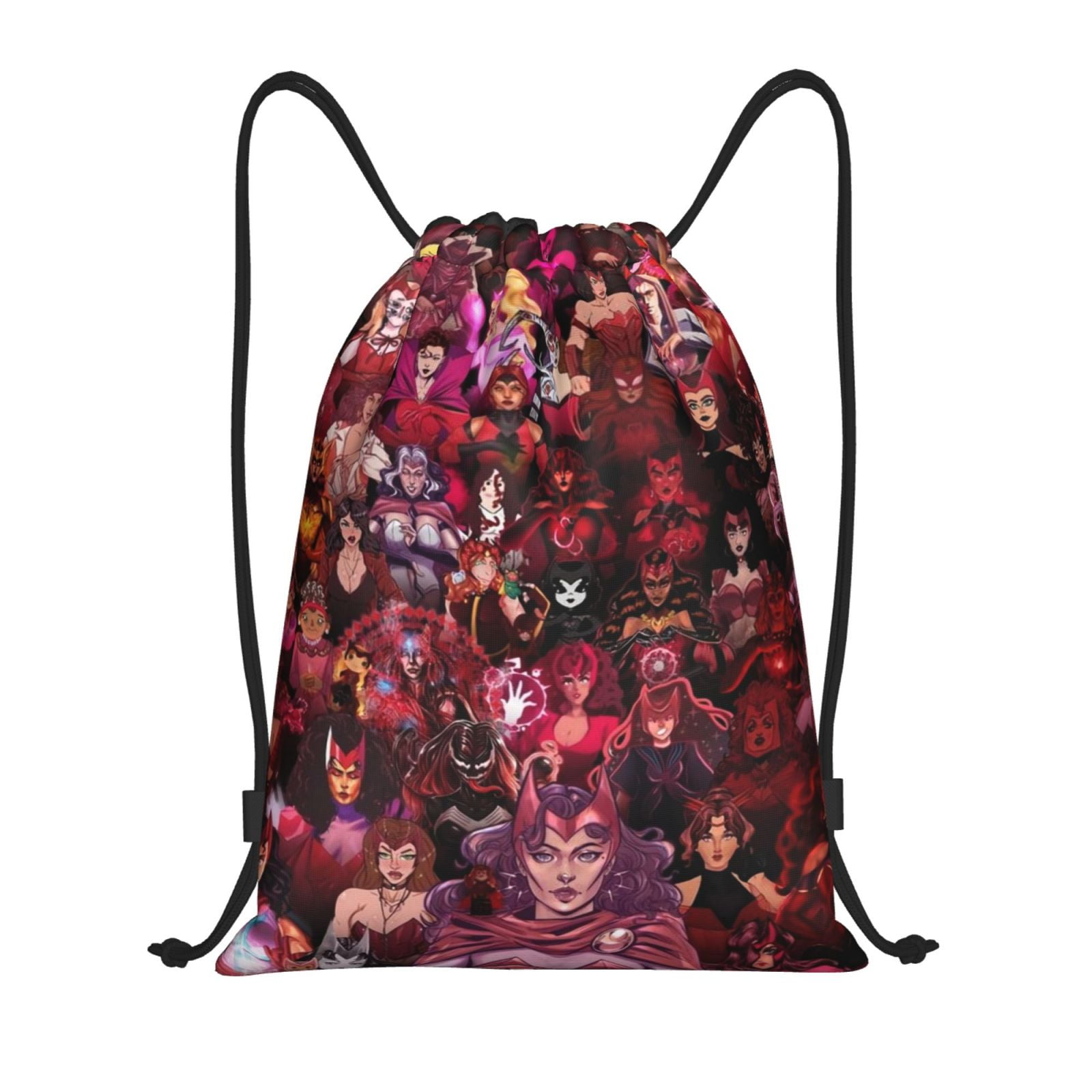 Wanda Maximoff Classic Drawstring Bag, Collapsible, Sports, Fitness, Drawstring Bag, Unisex ...