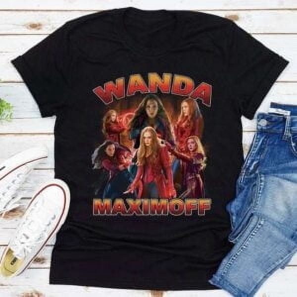 Wanda Maximoff T-Shirt Scarlet Witch Elizabeth Olsen - Walmart.com