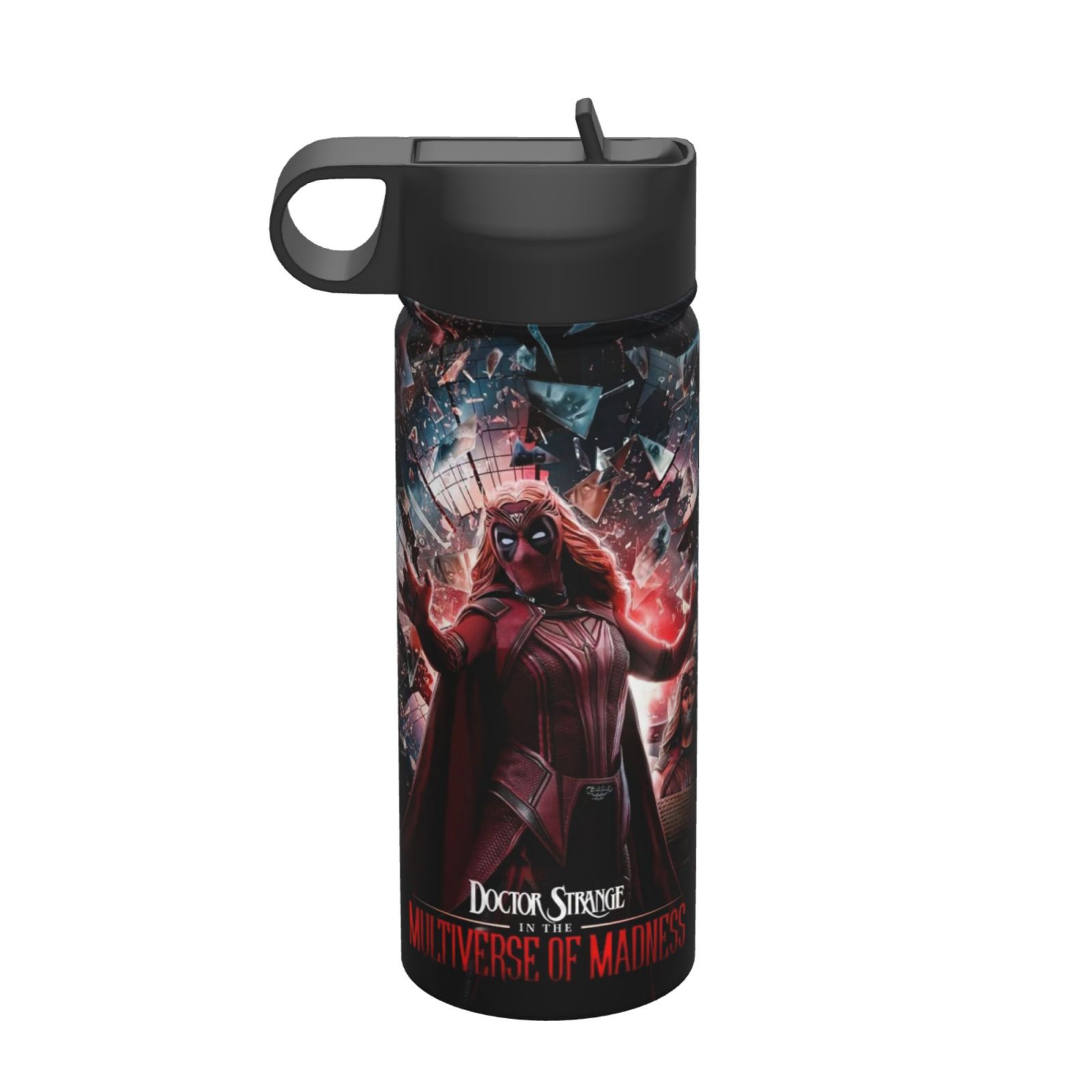 Wanda Maximoff Water Bottle, Cute Pattern Stainless Steel Vacuum ...