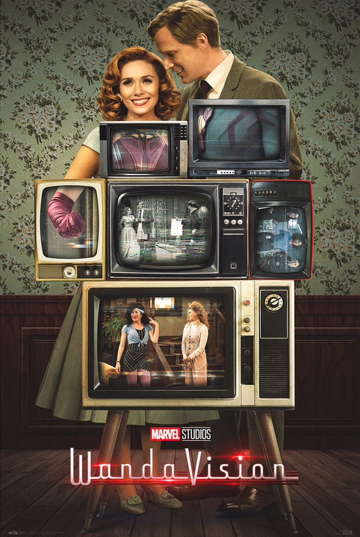 WandaVision - TV Show Poster (Wanda & Vision - Live On TV) (Size: 24" x ...