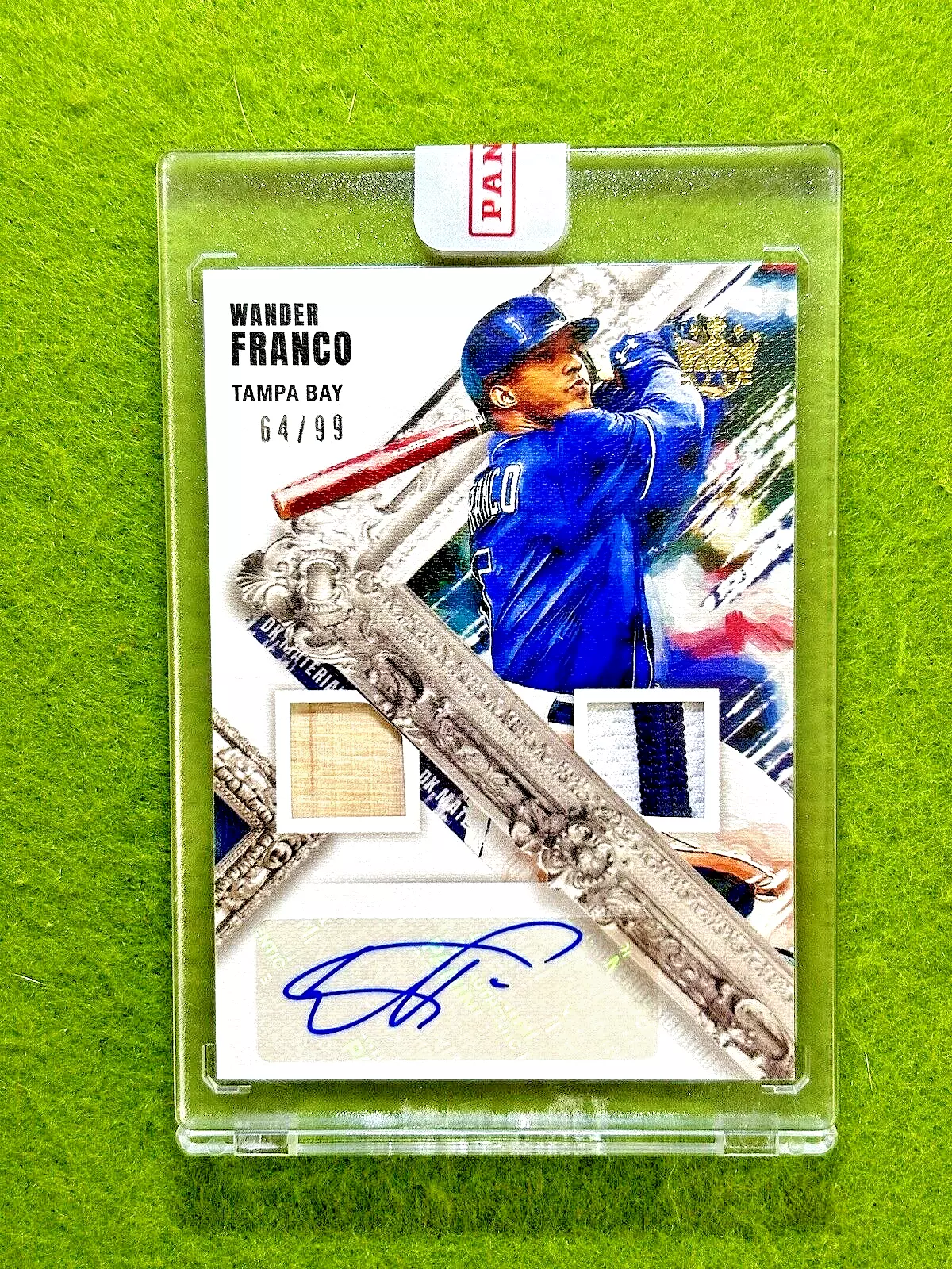 Wander Franco AUTO JERSEY ROOKIE CARD # /99 GOLD SP AUTOGRAPH 2022 ...