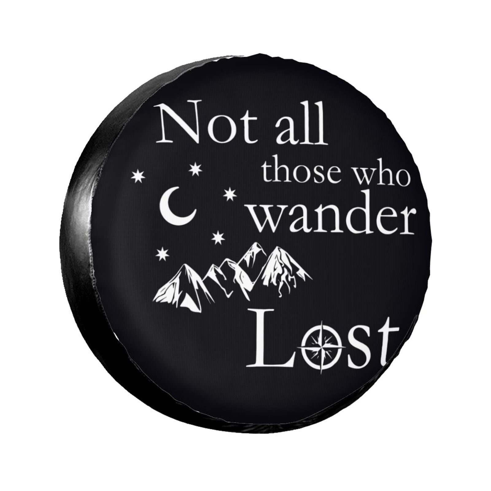 Not All Those Who Wander Are Lost 1 Spare Tire Cover Waterproof Dust ...