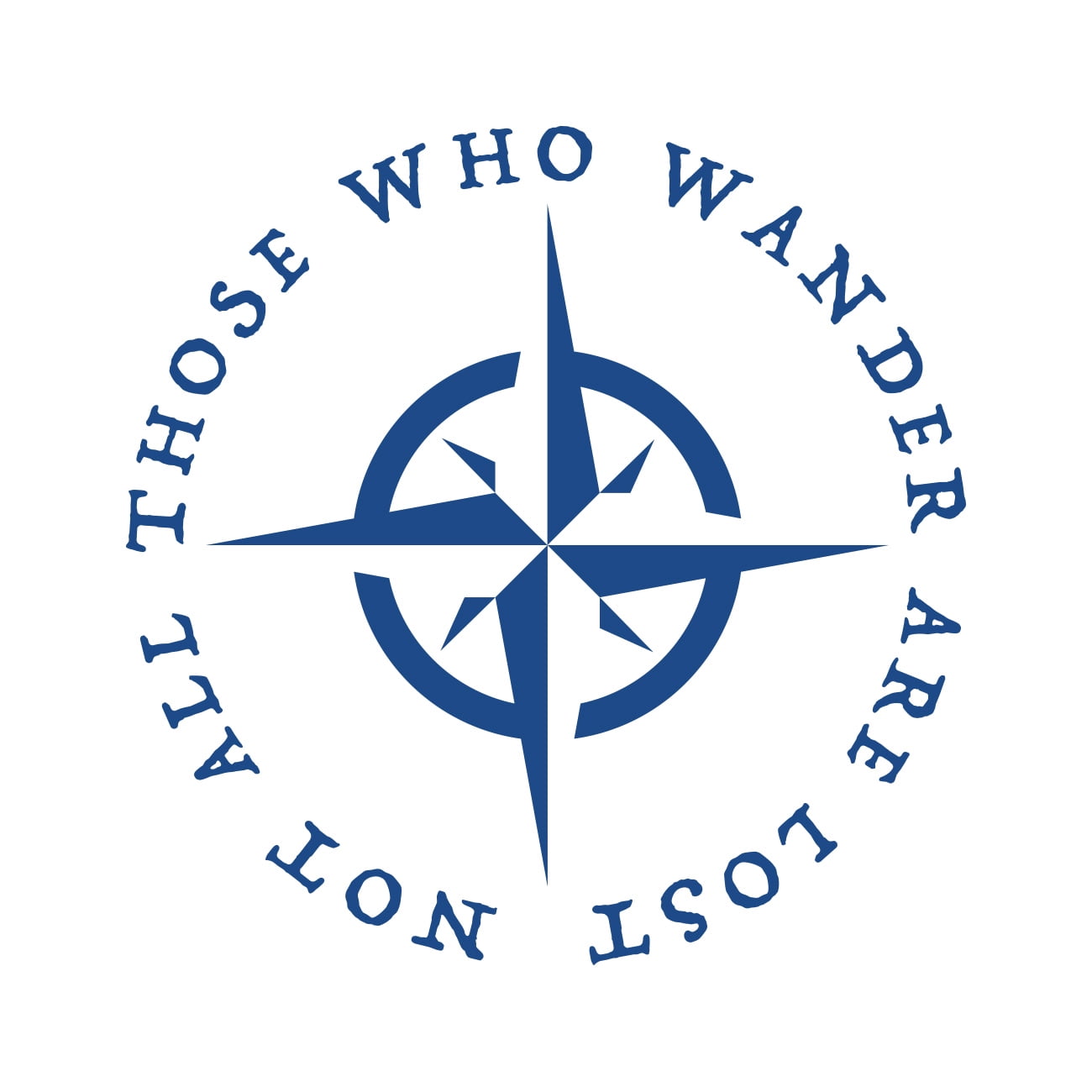 Not All Those Who Wander Are Lost Sticker Decal Die Cut - Self Adhesive ...