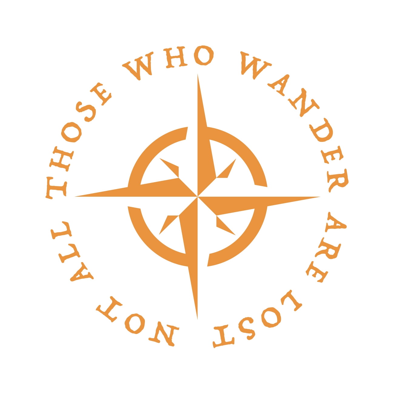 Not All Those Who Wander Are Lost Sticker Decal Die Cut - Self Adhesive ...