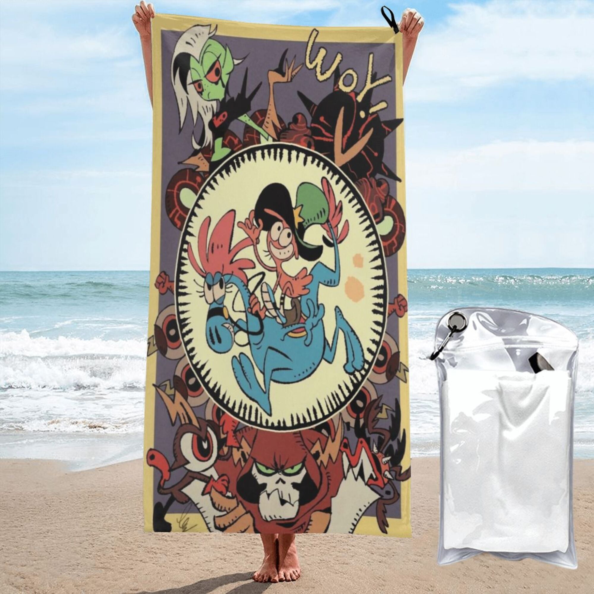 Wander Over Yonder Cartoon Quick Drying Bath Towel Microfiber Swimming ...