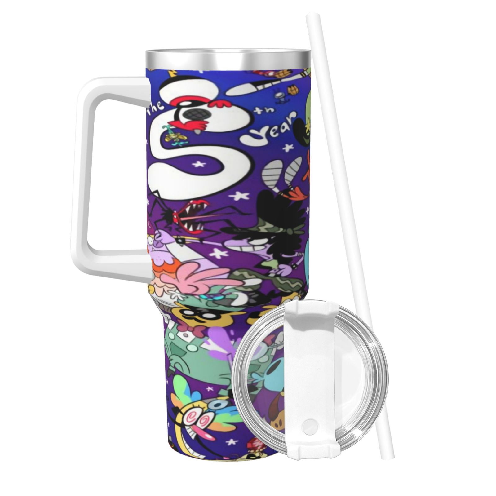Wander Over Yonder Print Thermos Insulated Stainless Steel Hot/Cold ...