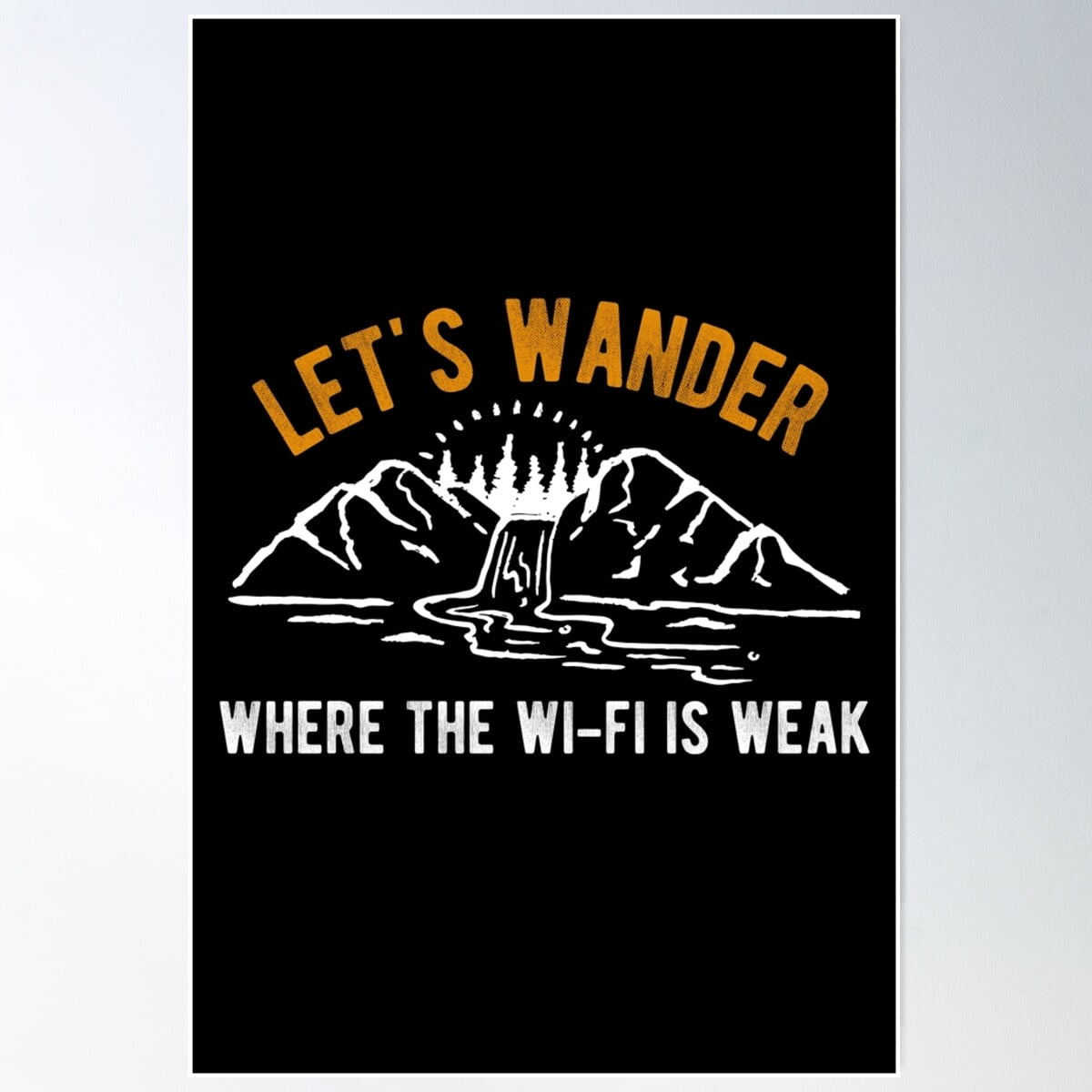 Let'S Wander Where The Wi-Fi Is Weak - Landscape With Mountains ...
