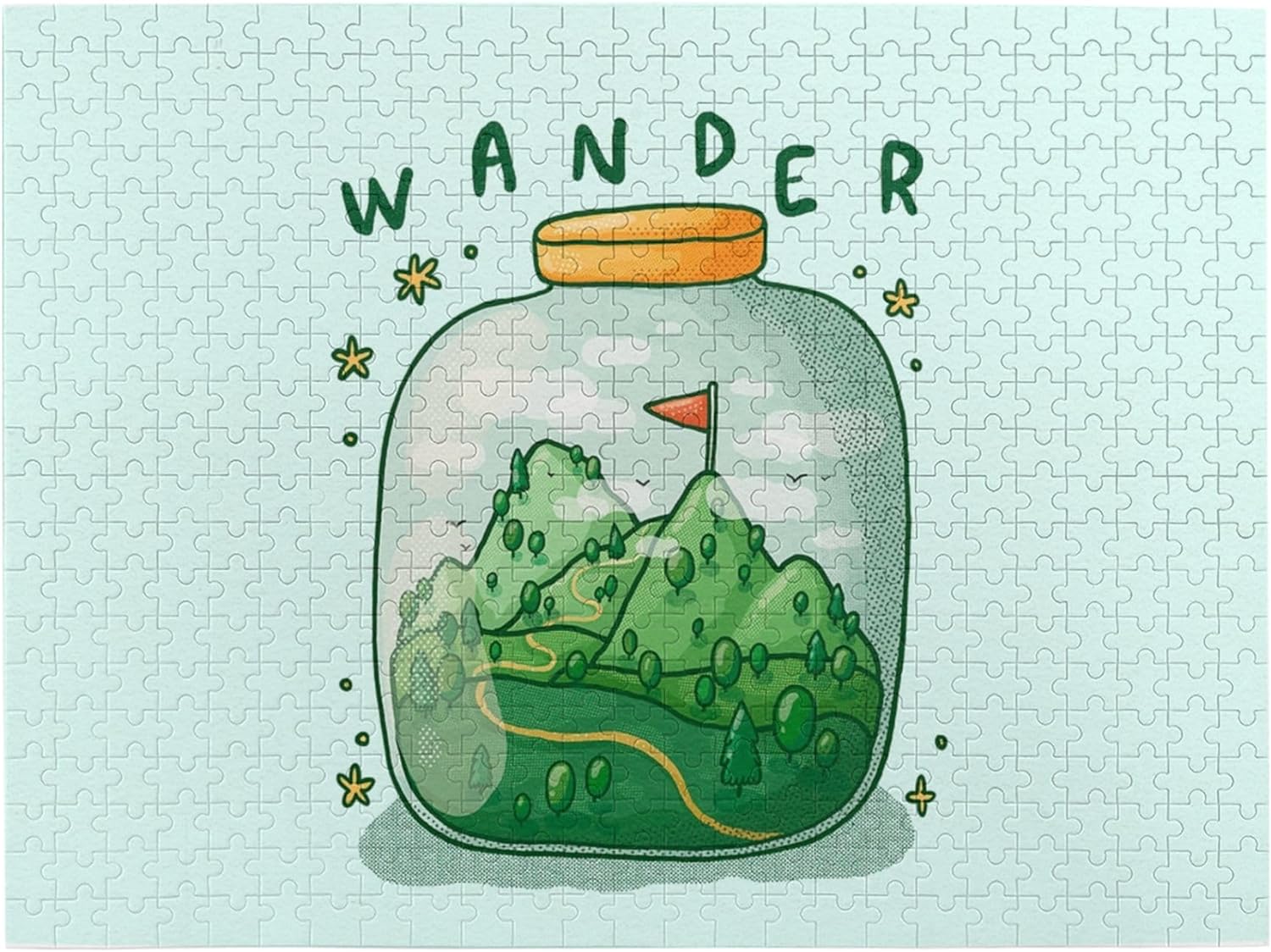 Wander Wooden Jigsaw Puzzle for Adults 500 Pieces Puzzles with ...