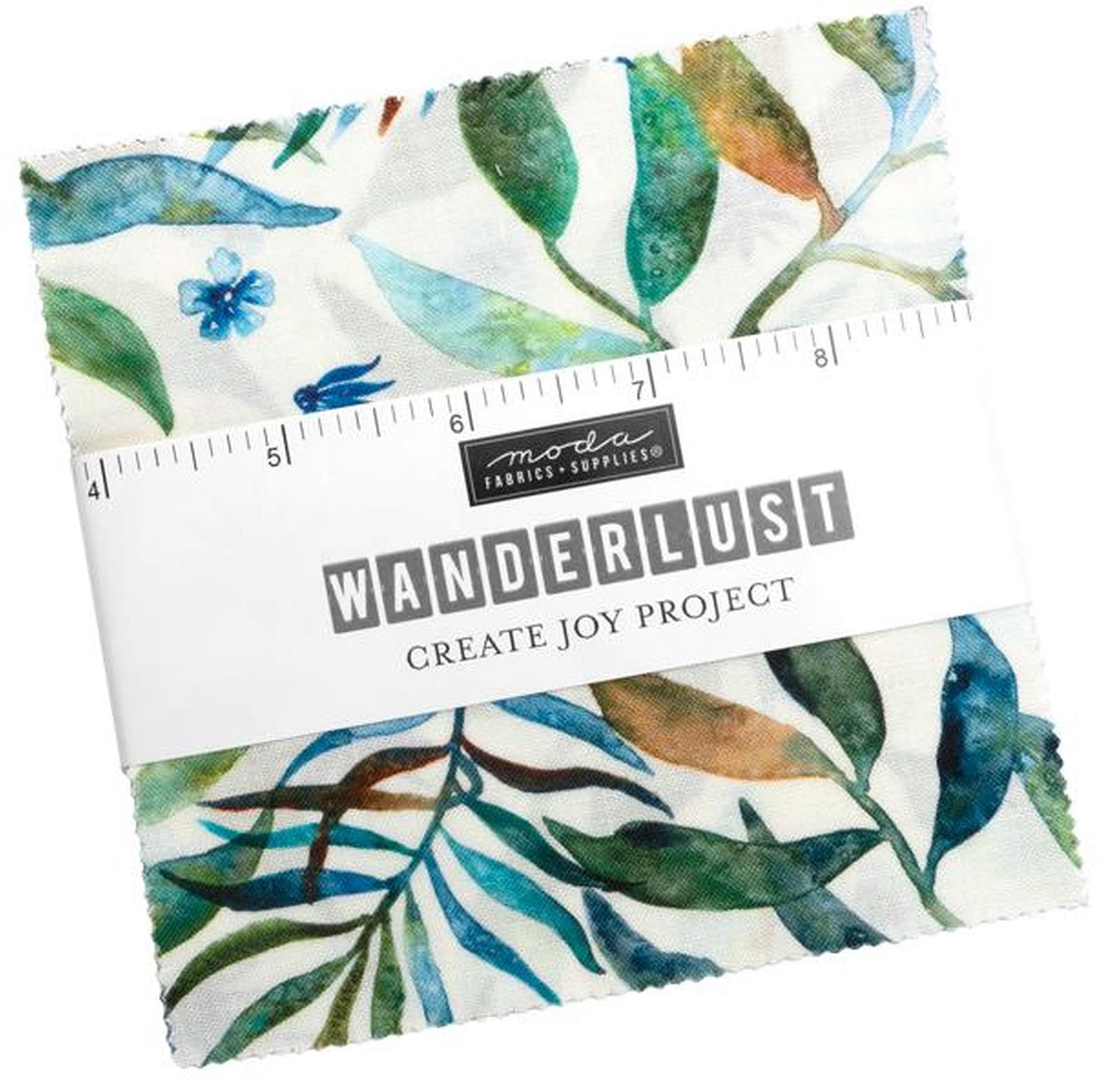 Wanderlust Charm Pack by Create Joy Project; 42 - 5" Precut Fabric Quilt Squares - Walmart.com