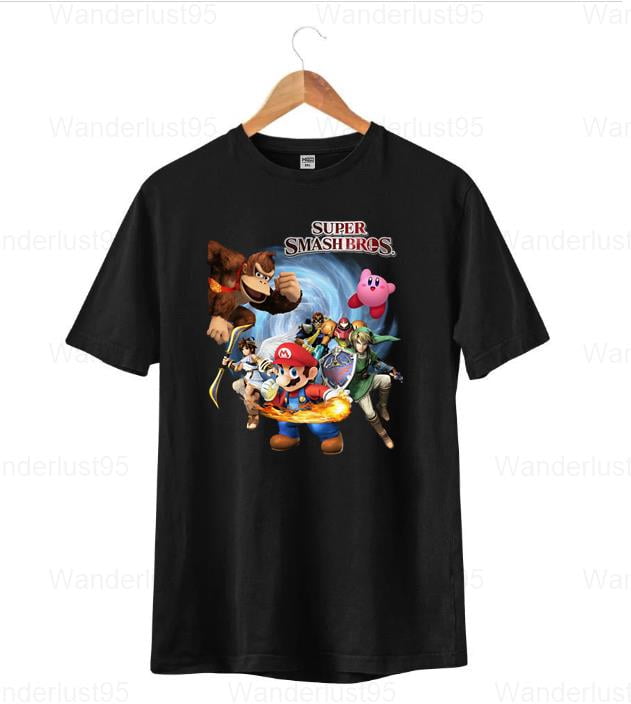 Wanderlust95 Super Smash Bros Gamer Fan T-Shirt - Gamer, Smash Bros ...