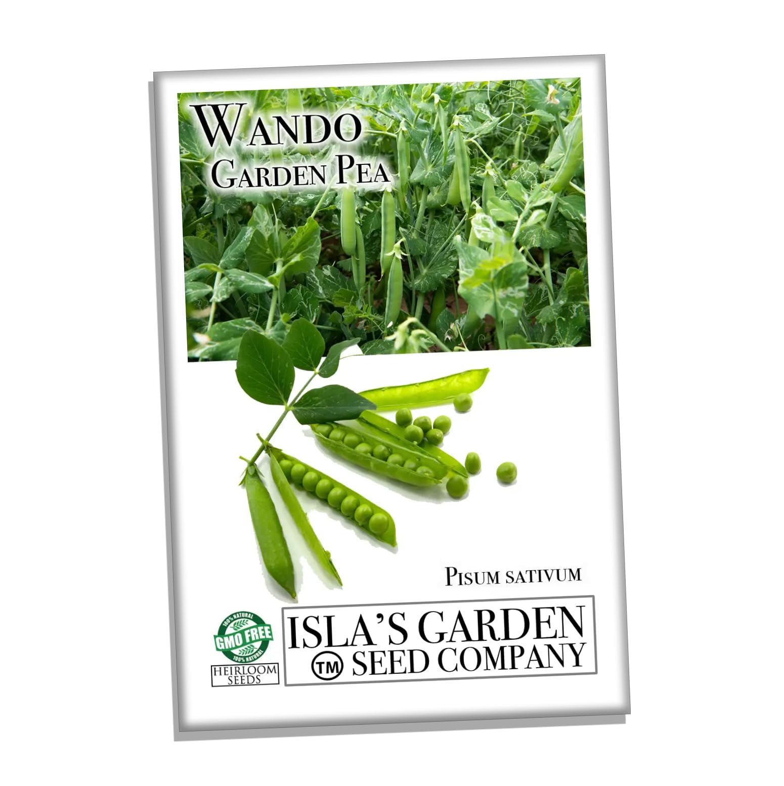 Wando Garden Pea Seeds for Planting, BSL1 50+ Heirloom Seeds Per Packet ...