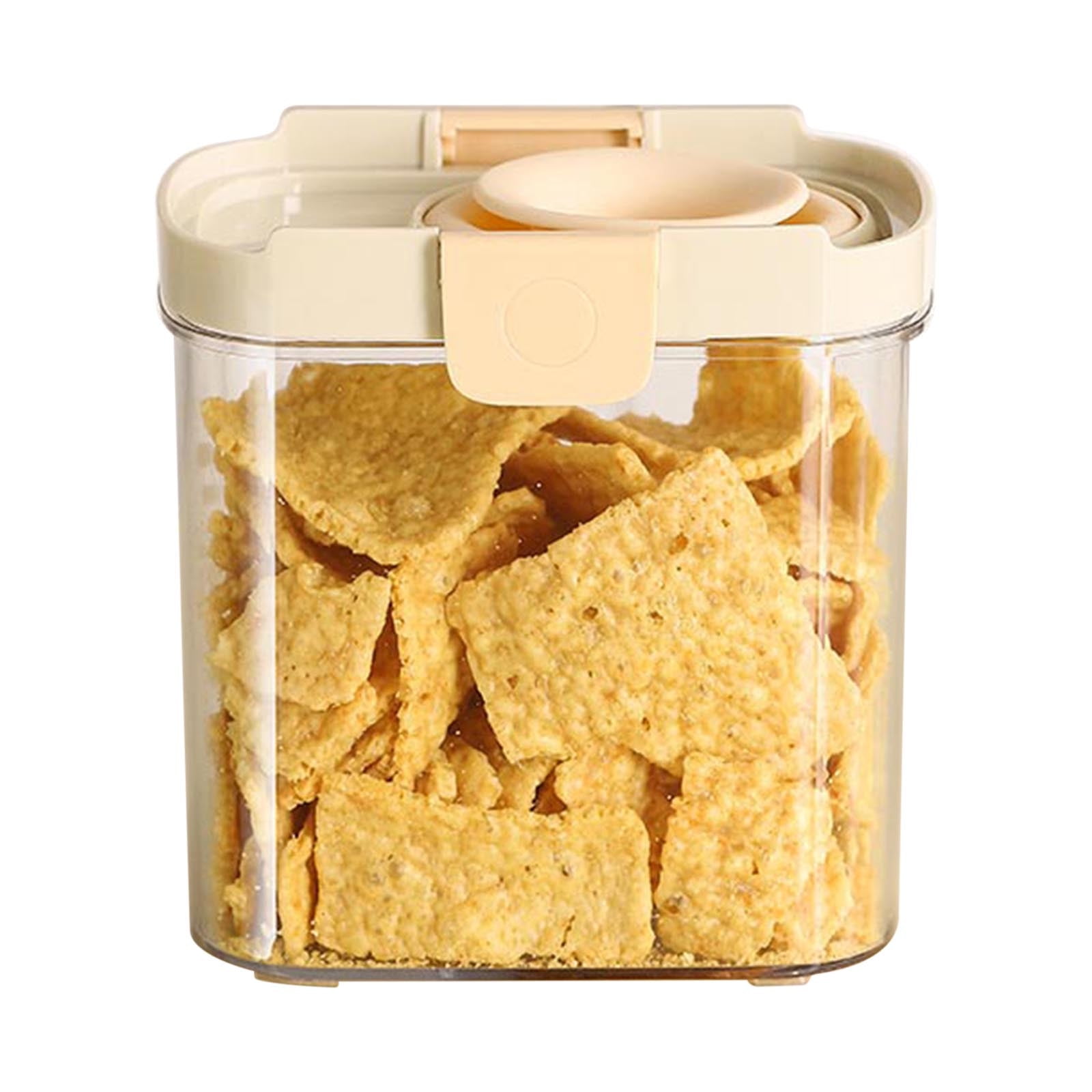 Wanfds Airtight Food Storage Container Food-Grade Plastic Jar for ...