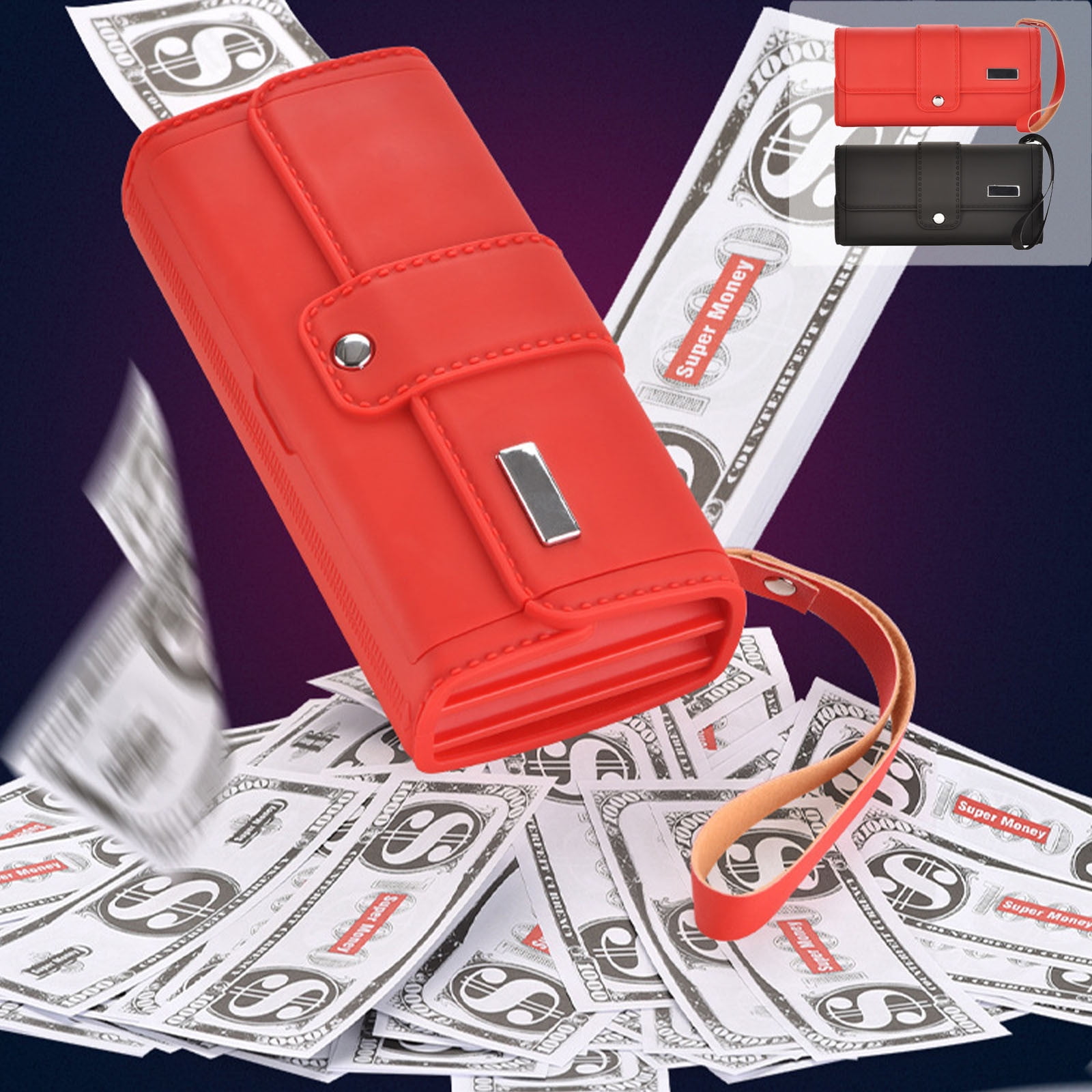 Wanfds Money Gun with Prop Money Wallet Cash Cannon Money Shooter Toy ...