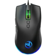 Monster Alpha 9.0 RGB Wired Gaming Mouse, 16000 DPI, Programmable Buttons & LED Lighting ...