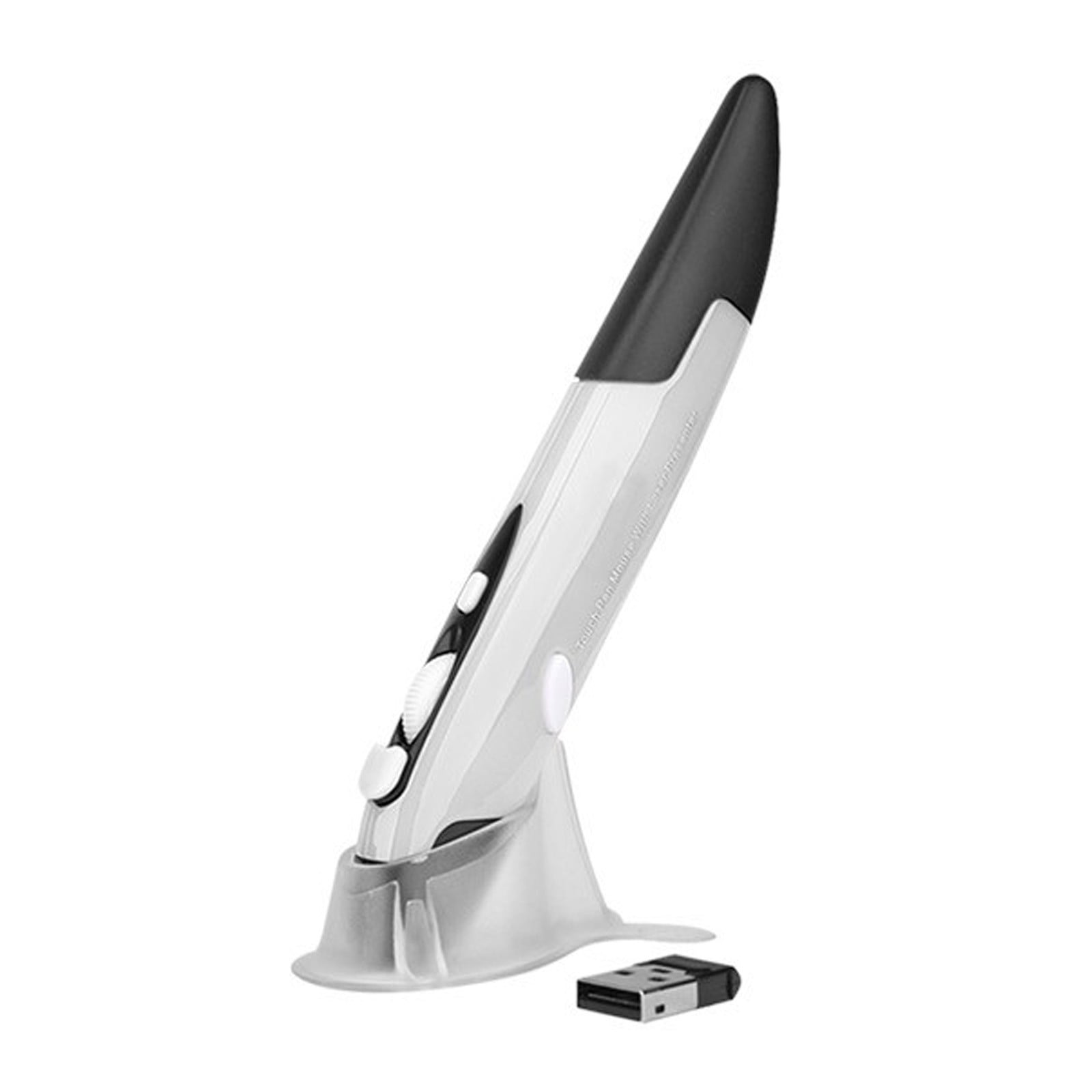 Wanfds Wireless Optical Pocket Pen Mouse, 2.4GHZ USB Wireless Optical ...