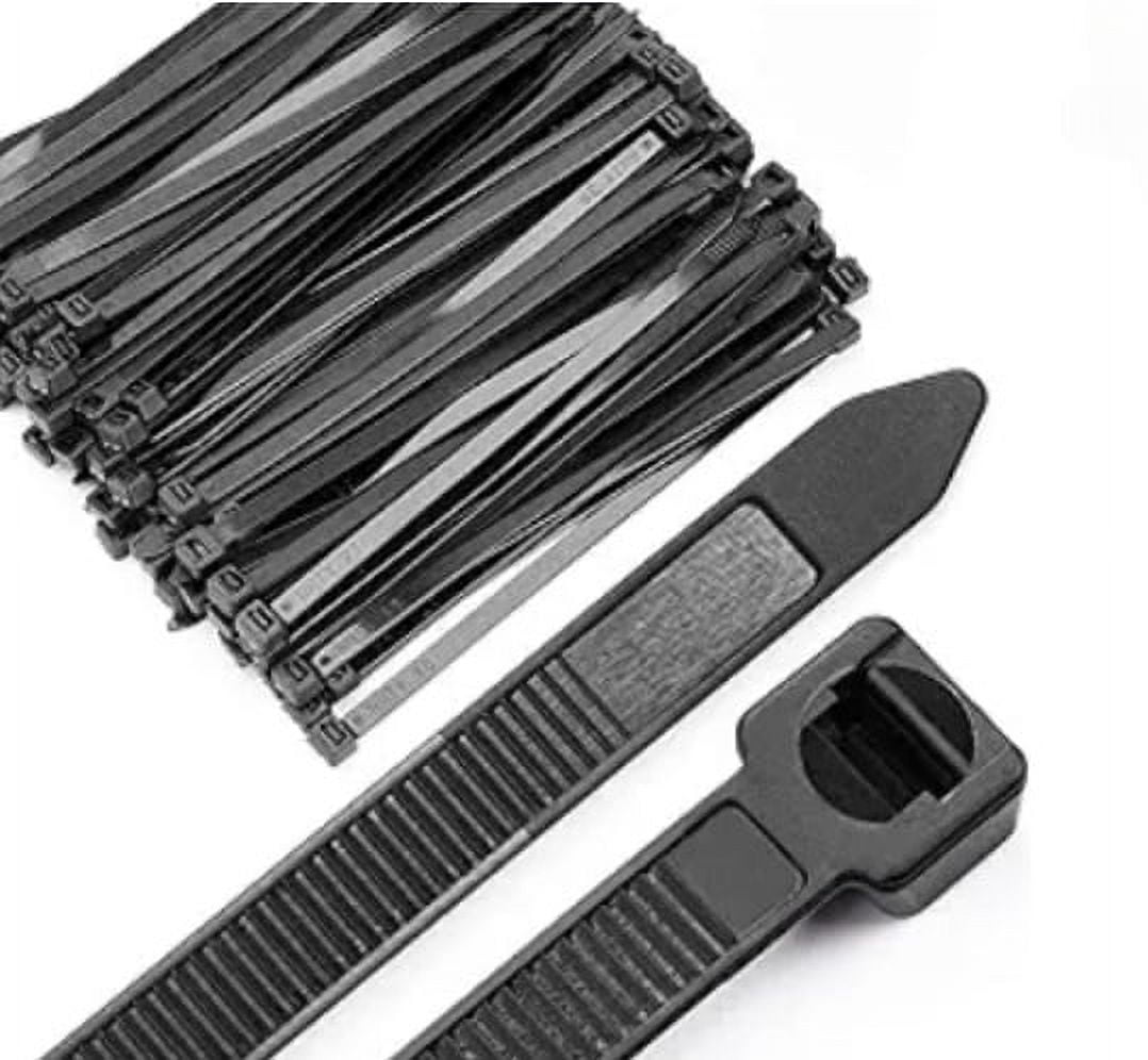 Wanfoou Cable ties 12 inch self-locking nylon zip ties(100pcs) black ...