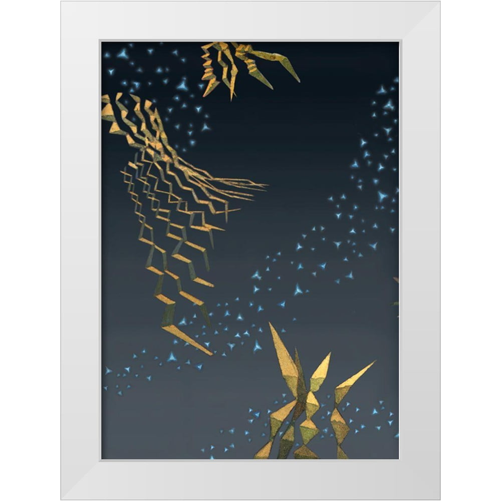 Wang, John 24x32 White Modern Wood Framed Museum Art Print Titled ...