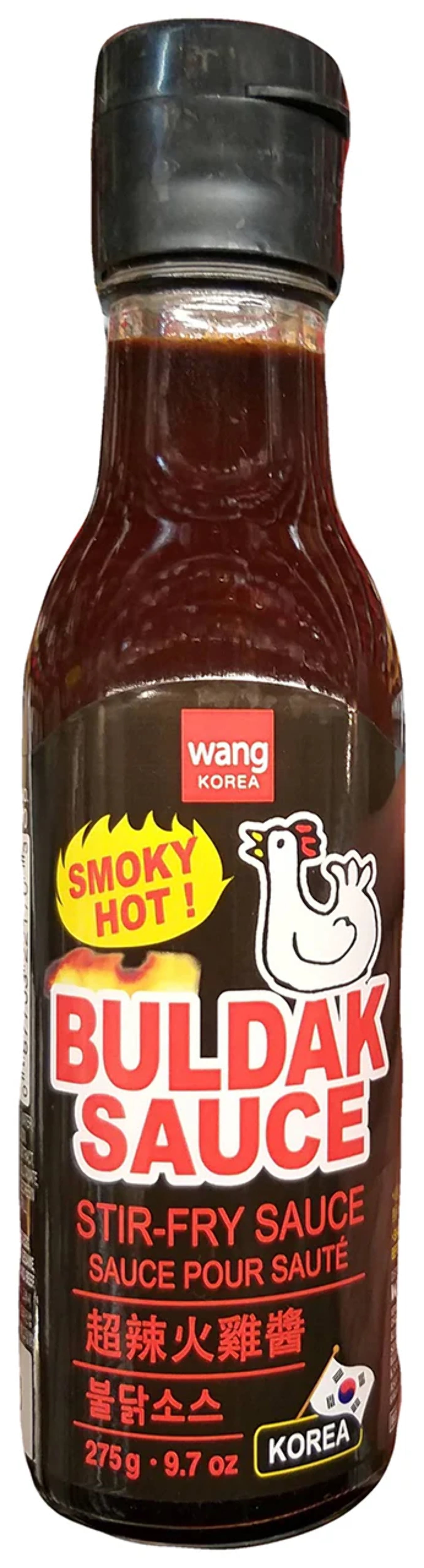 Wang Korea - Buldak Sauce Stir-Fry Sauce (Smoky Hot), 9.7 Ounces, (1 ...