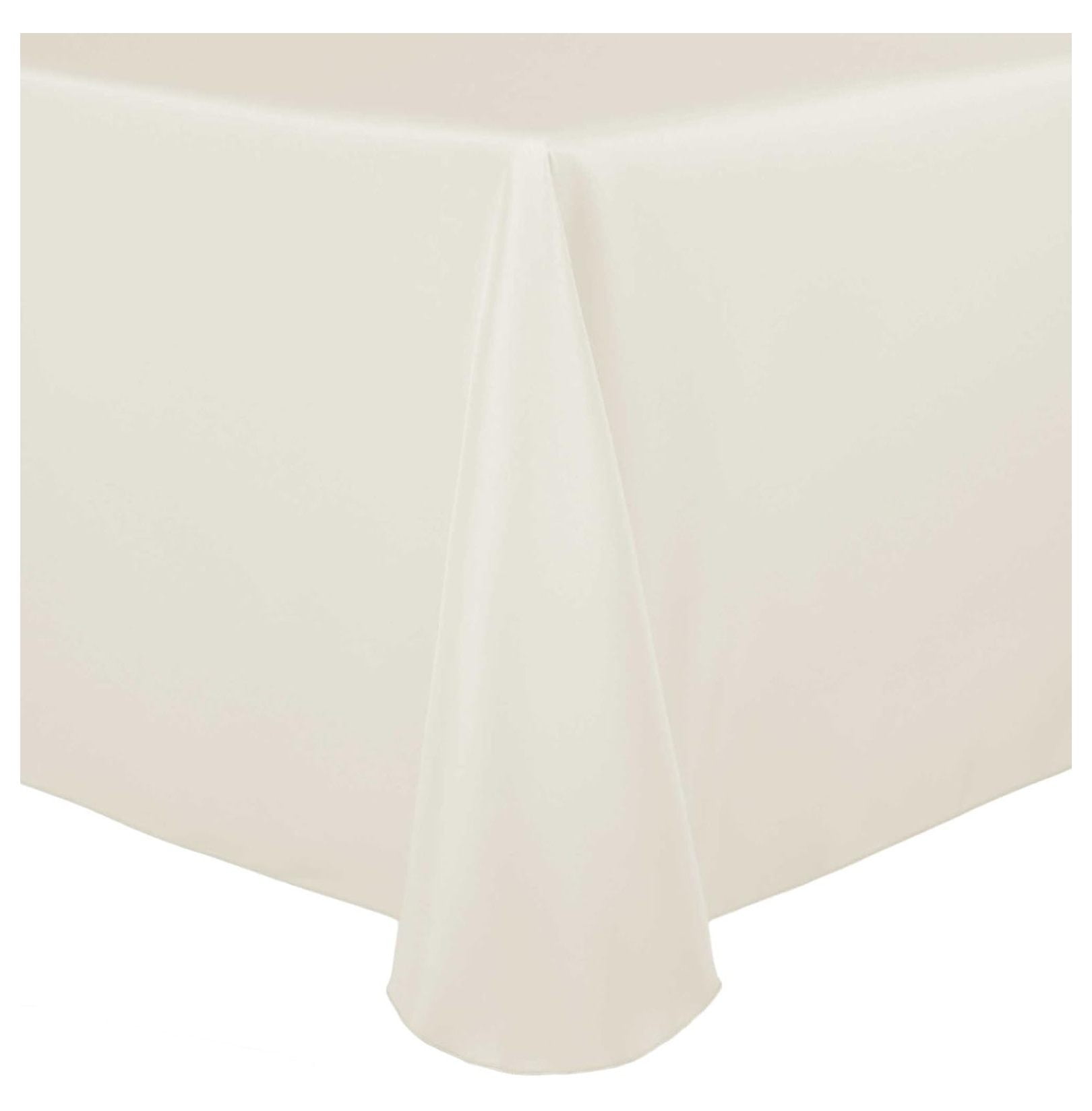 Wang Lin Jun -3 Pack- 120 x 120-Inch Square Polyester Linen Tablecloth ...