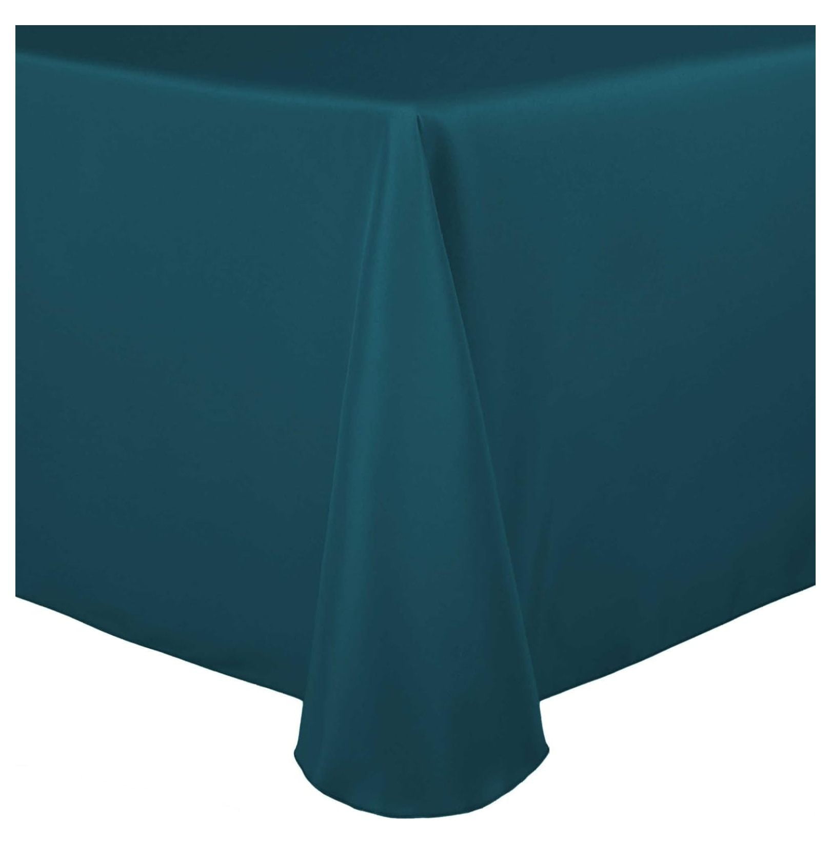 Wang Lin Jun -3 Pack- 120 x 120-Inch Square Polyester Linen Tablecloth ...