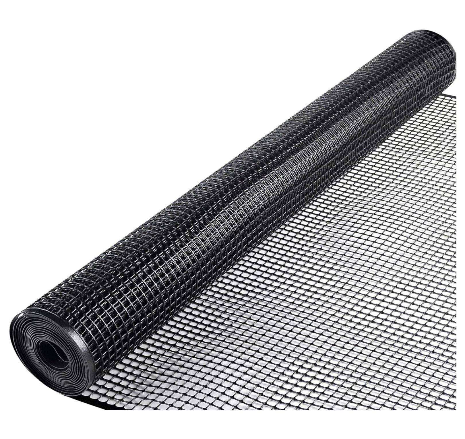 Wang Lin Jun Plastic Mesh Hardware Netting 2' x 15' Black, Tree Guard ...