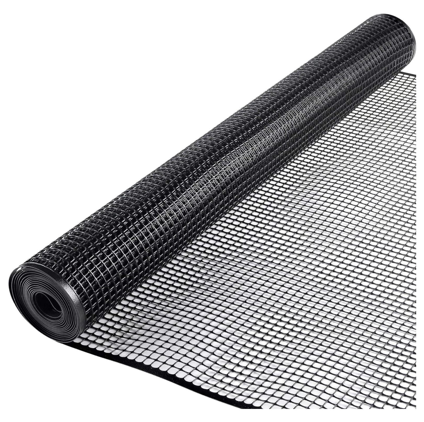 Wang Lin Jun Plastic Mesh Hardware Netting 3' x 25' Black, Tree Guard ...