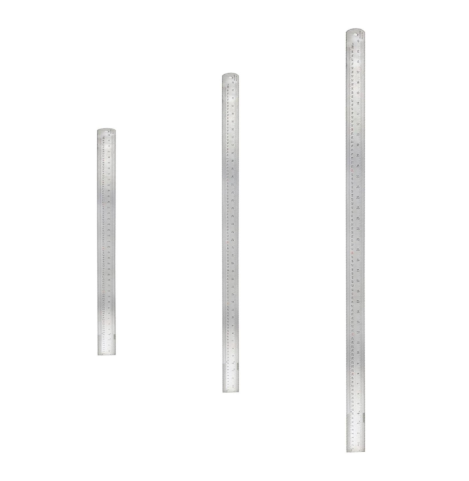 Wang Lin Jun Stainless Steel Ruler Trio | 24" (60 cm), 36" (90 cm ...