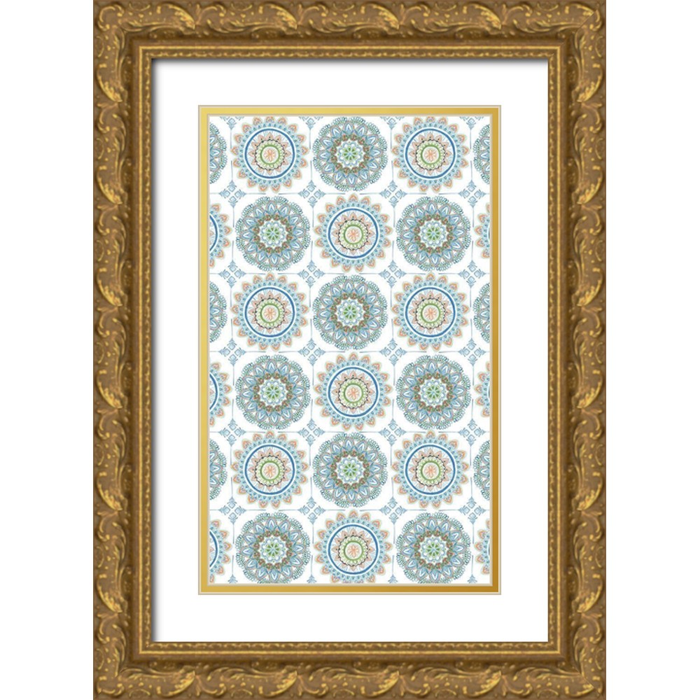 Wang, Melissa 10x14 Gold Ornate Wood Framed with Double Matting Museum ...