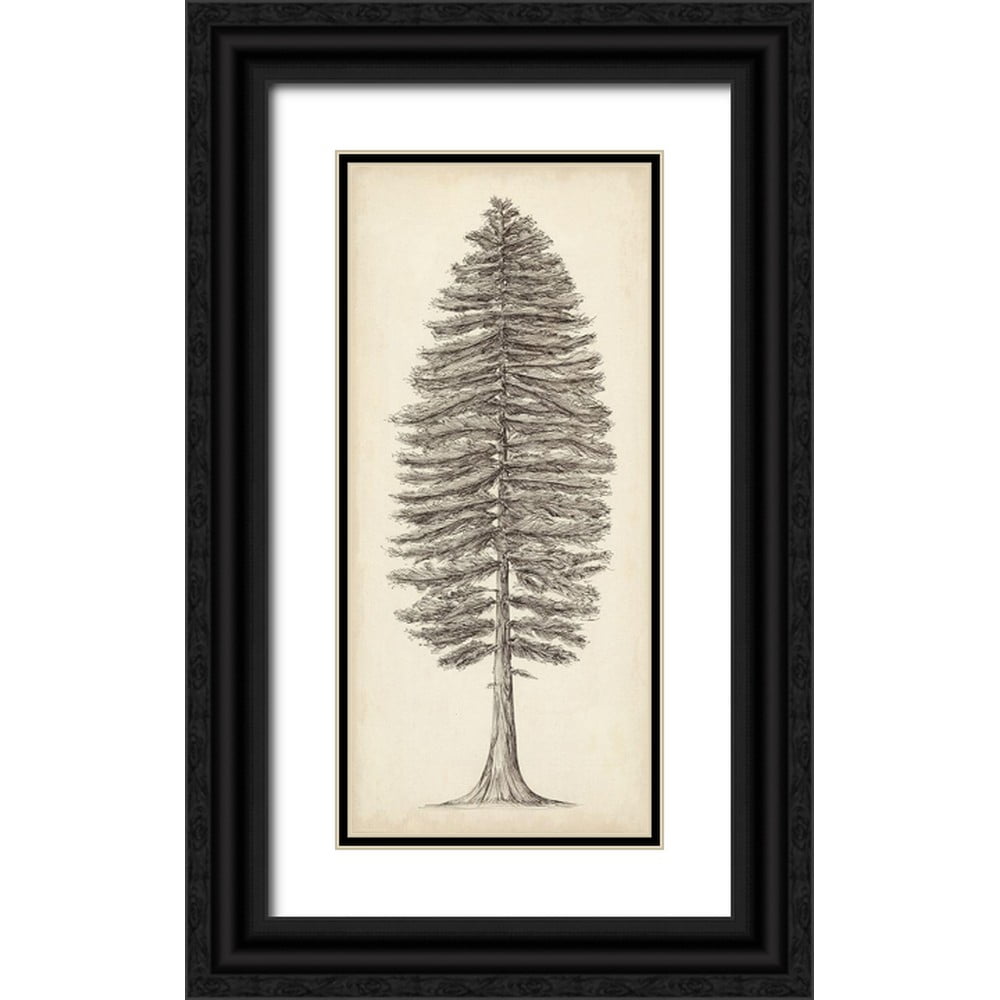 Wang, Melissa 10x18 Black Ornate Wood Framed with Double Matting Museum ...