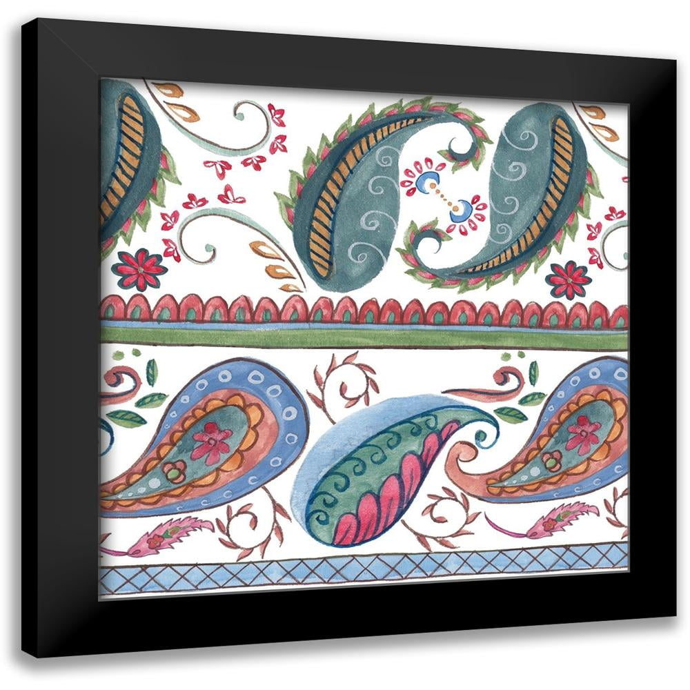 Wang, Melissa 12x12 Black Modern Framed Museum Art Print Titled ...