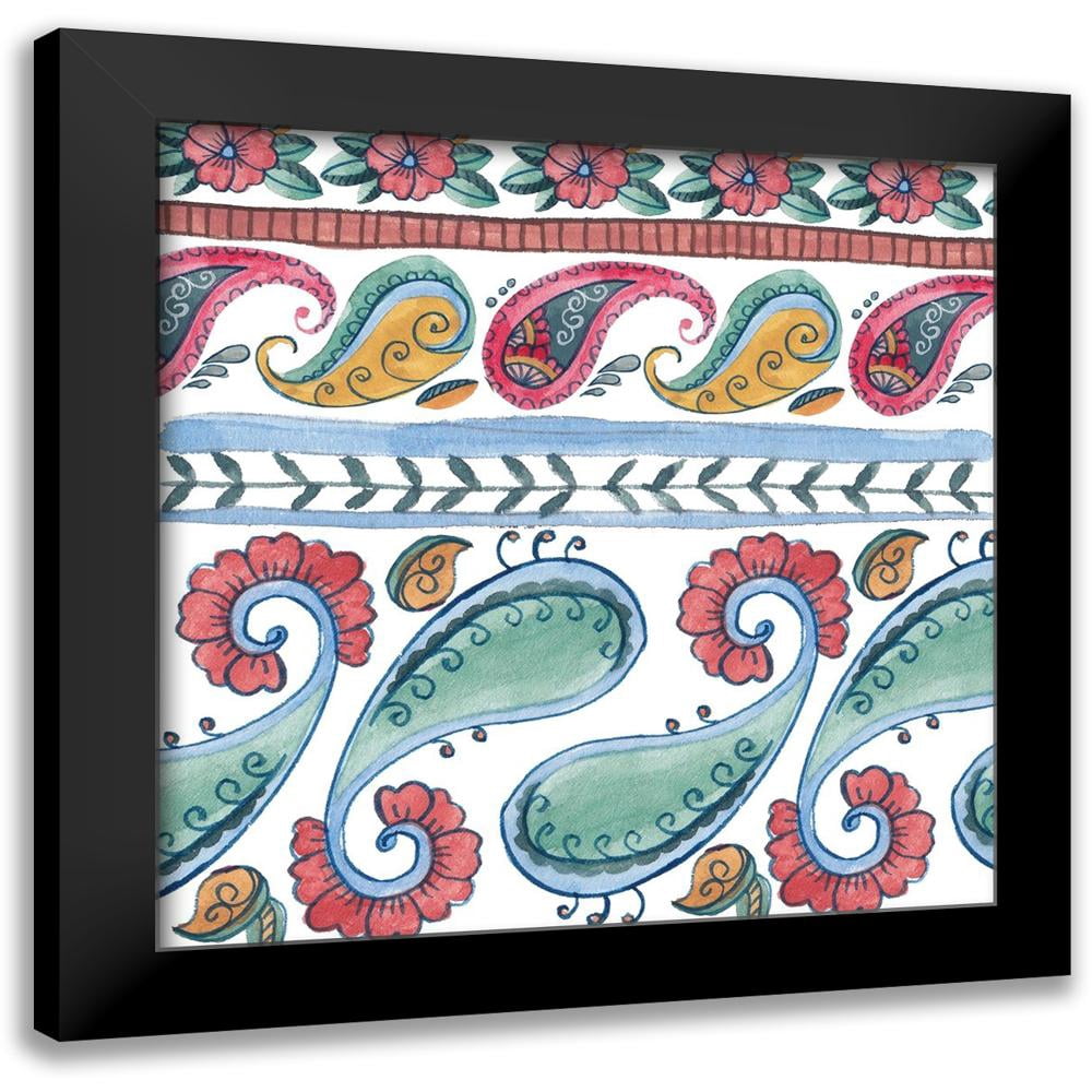 Wang, Melissa 12x12 Black Modern Framed Museum Art Print Titled ...