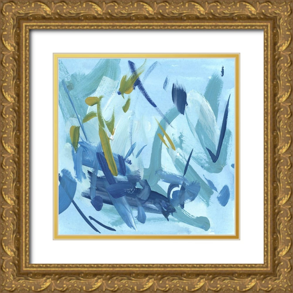 Wang, Melissa 12x12 Gold Ornate Wood Framed with Double Matting Museum ...