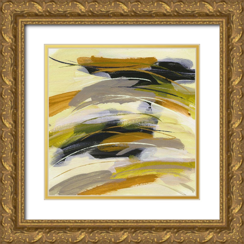 Wang, Melissa 12x12 Gold Ornate Wood Framed with Double Matting Museum ...