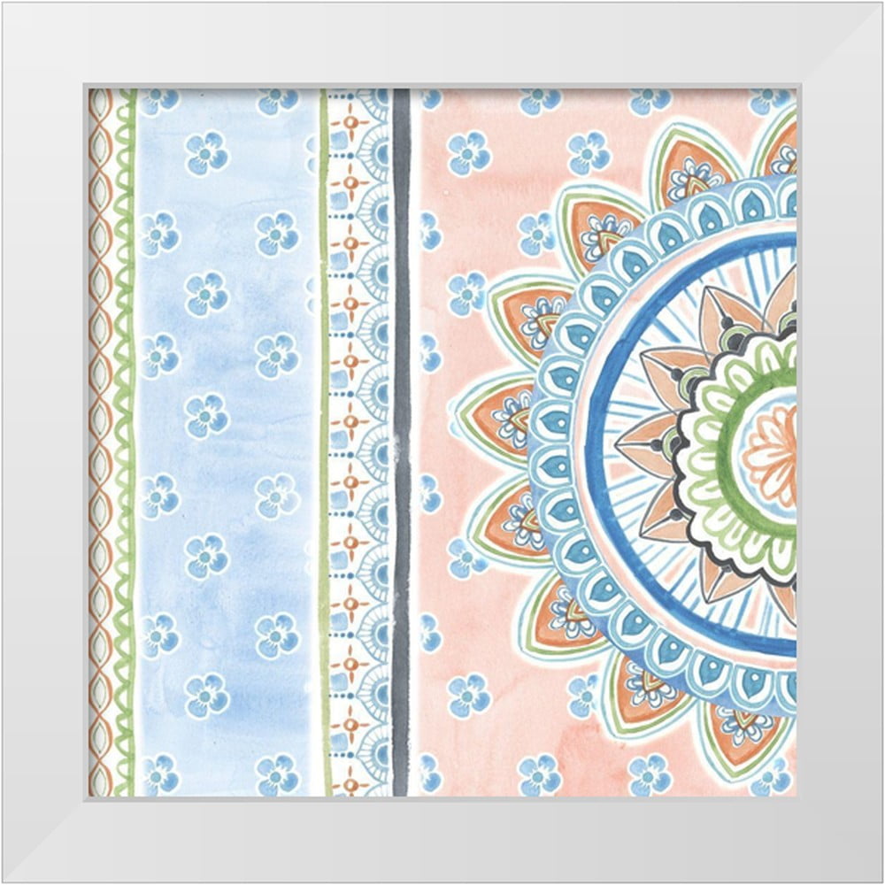 Wang, Melissa 12x12 White Modern Wood Framed Museum Art Print Titled ...