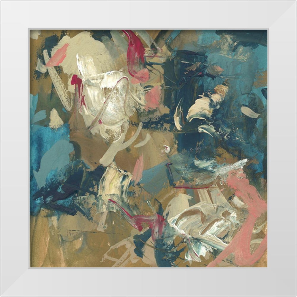 Wang, Melissa 12x12 White Modern Wood Framed Museum Art Print Titled ...