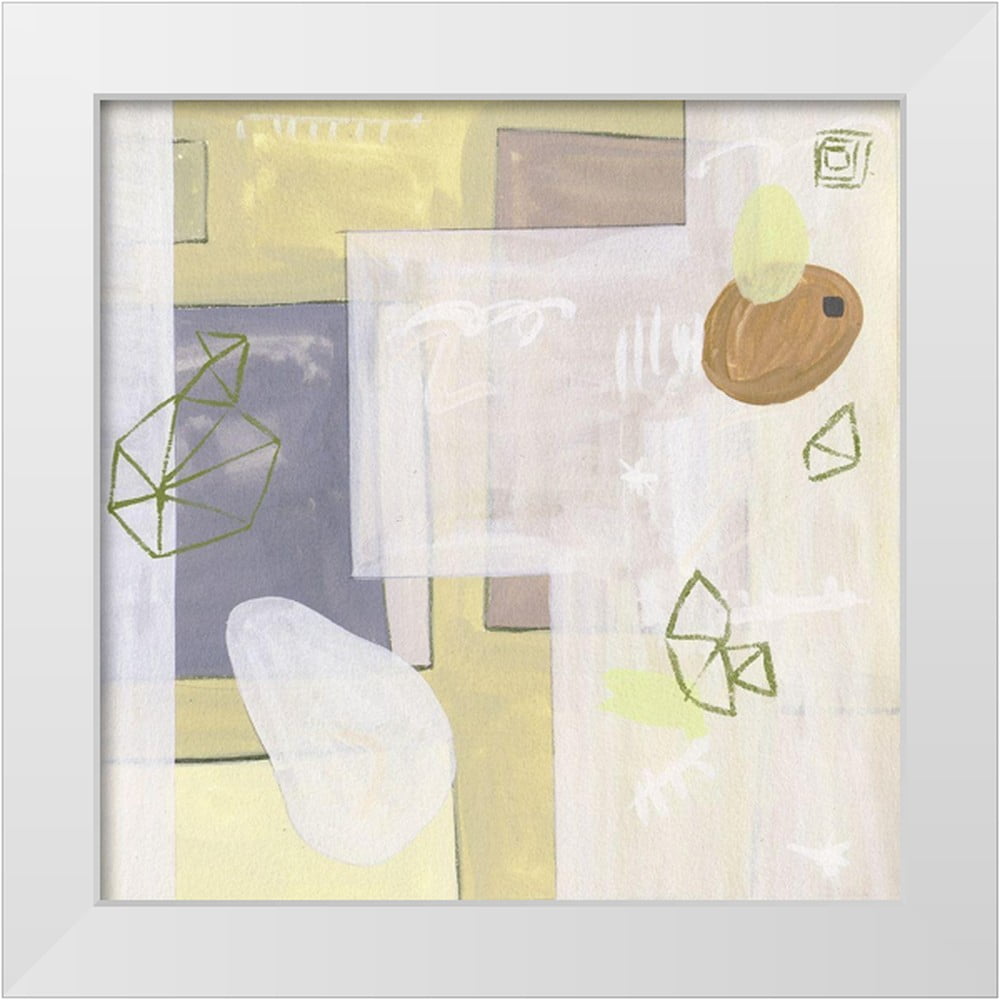 Wang, Melissa 12x12 White Modern Wood Framed Museum Art Print Titled ...