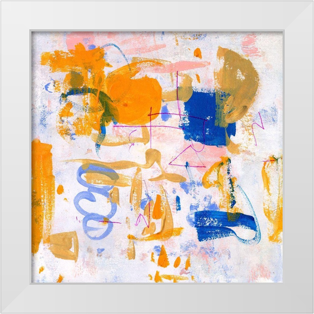 Wang, Melissa 12x12 White Modern Wood Framed Museum Art Print Titled ...