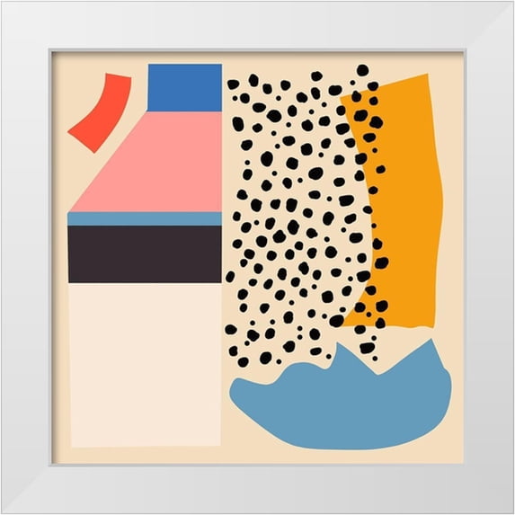 Wang, Melissa 12x12 White Modern Wood Framed Museum Art Print Titled ...