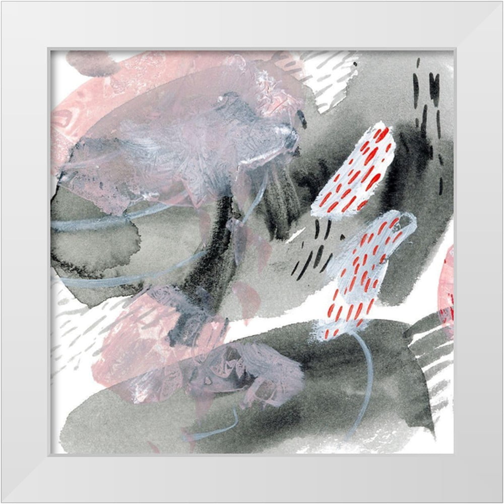 Wang, Melissa 12x12 White Modern Wood Framed Museum Art Print Titled - Turbulent Cloud IV ...