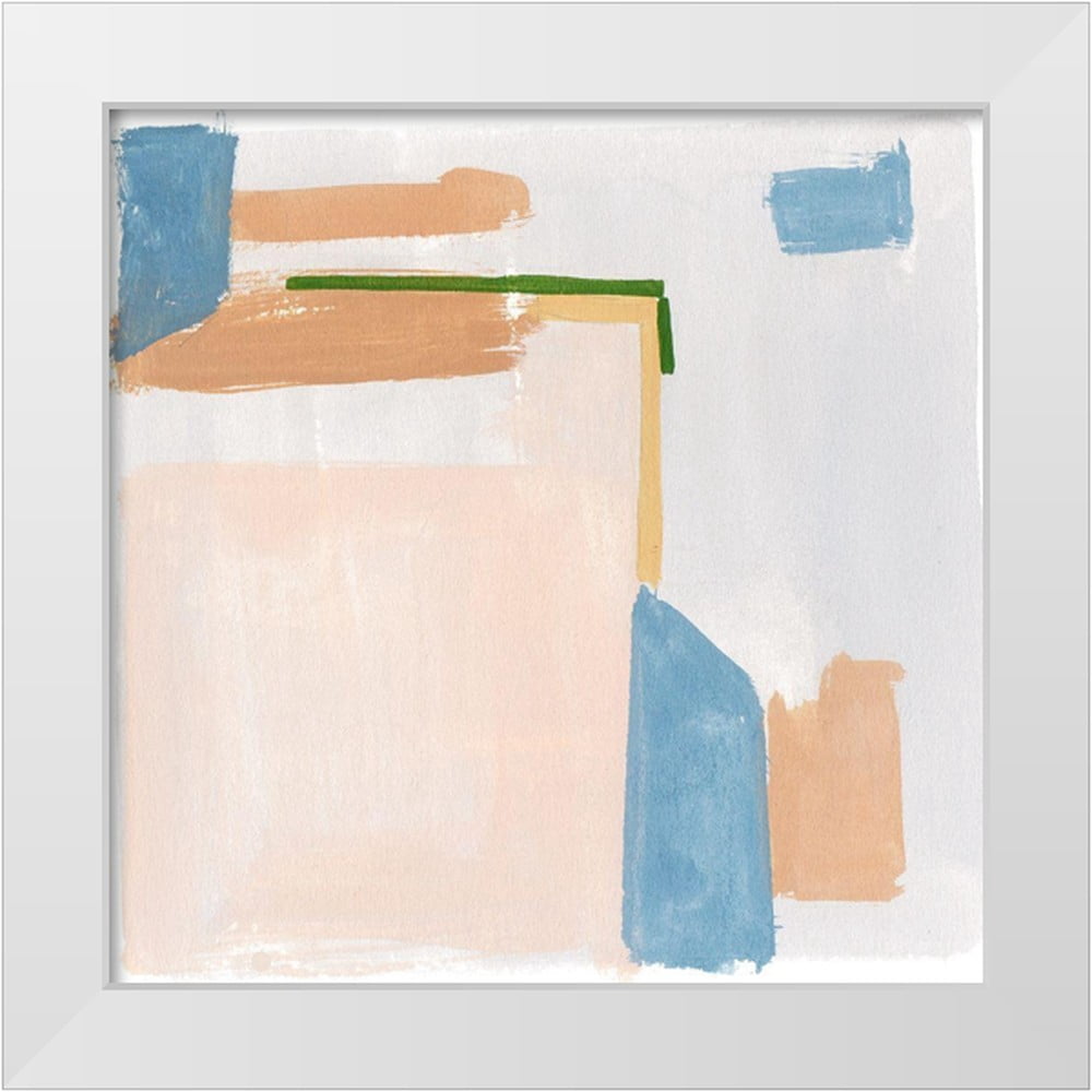 Wang, Melissa 12x12 White Modern Wood Framed Museum Art Print Titled ...
