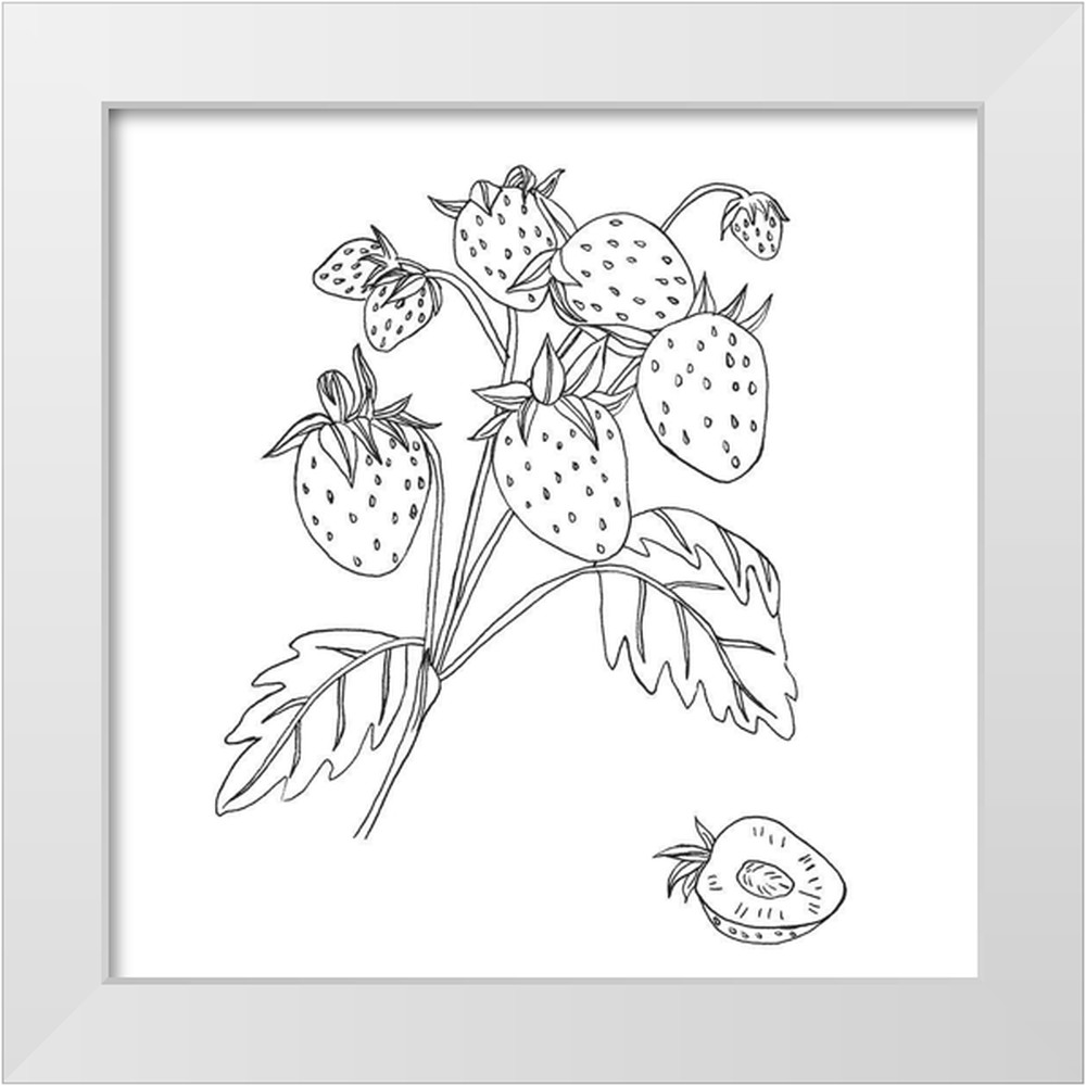 Wang, Melissa 12x12 White Modern Wood Framed Museum Art Print Titled ...