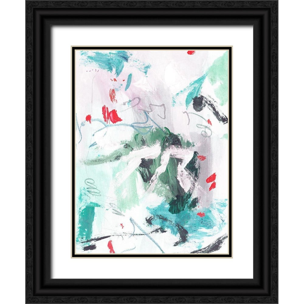 Wang, Melissa 12x14 Black Ornate Wood Framed with Double Matting Museum ...