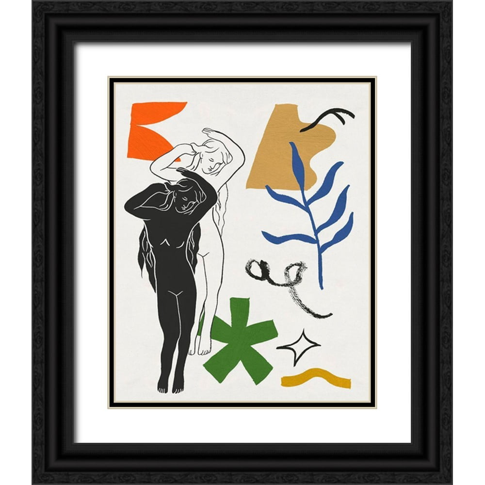 Wang, Melissa 12x14 Black Ornate Wood Framed with Double Matting Museum Art Print Titled ...