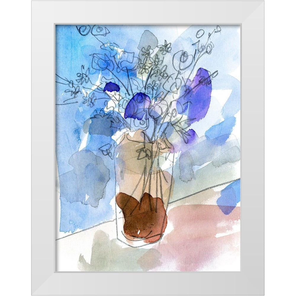 Wang, Melissa 12x14 White Modern Wood Framed Museum Art Print Titled ...