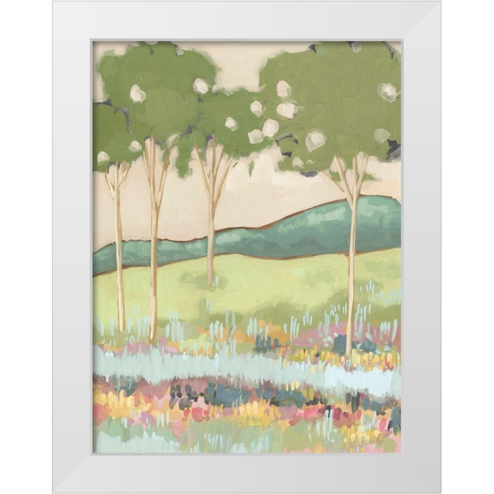 Wang, Melissa 12x14 White Modern Wood Framed Museum Art Print Titled ...