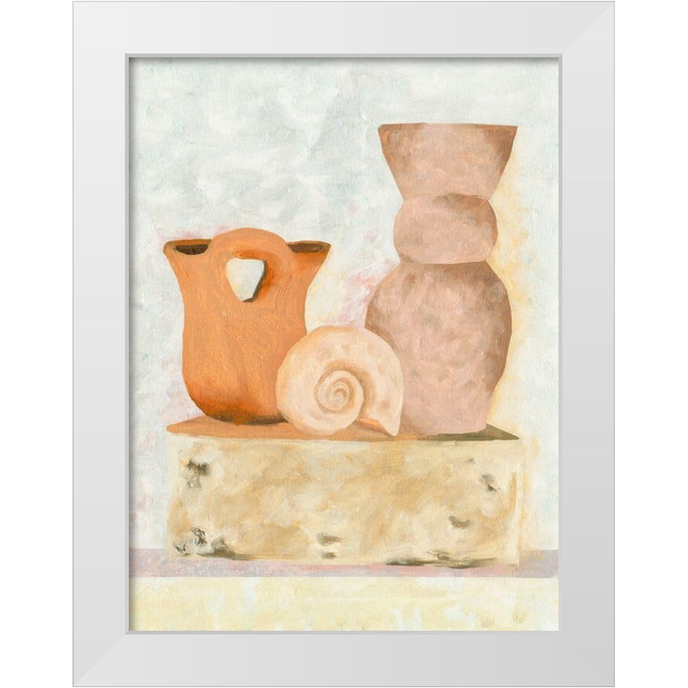 Wang, Melissa 12x14 White Modern Wood Framed Museum Art Print Titled ...
